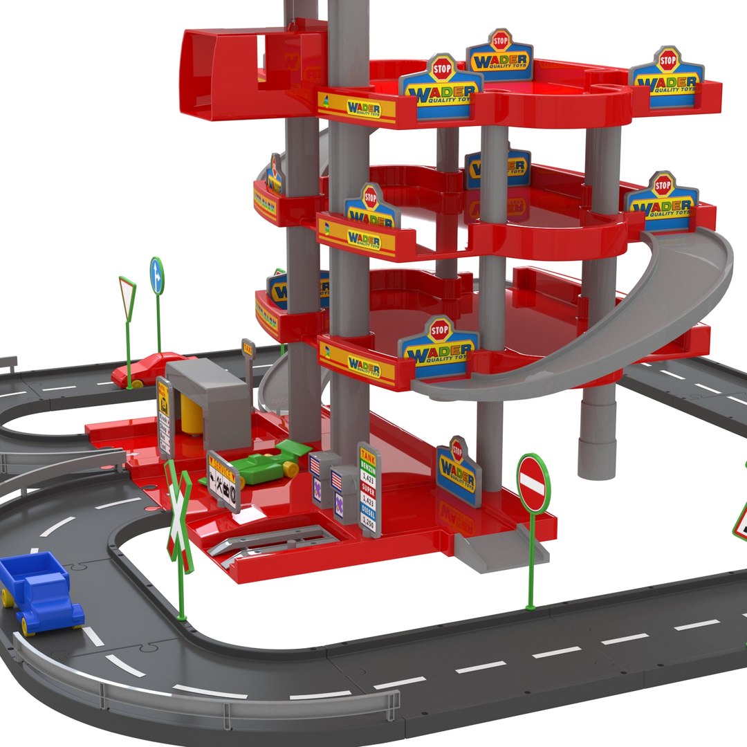 3D Toy Parking Wader Model - TurboSquid 1519732