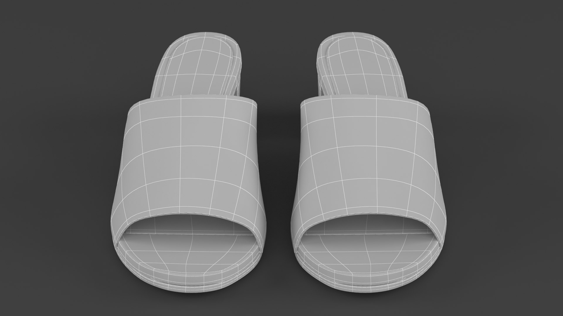 Women Slide Sandal 3D Model - TurboSquid 2236118
