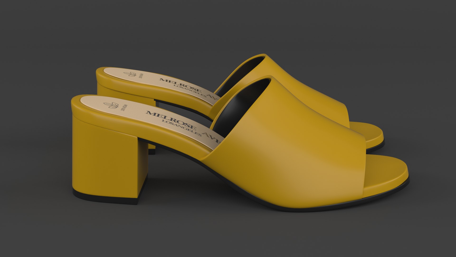 Women Slide Sandal 3D Model - TurboSquid 2236118