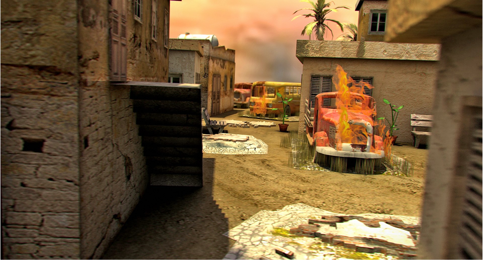 Arabic Battlefield 3D - TurboSquid 1370358