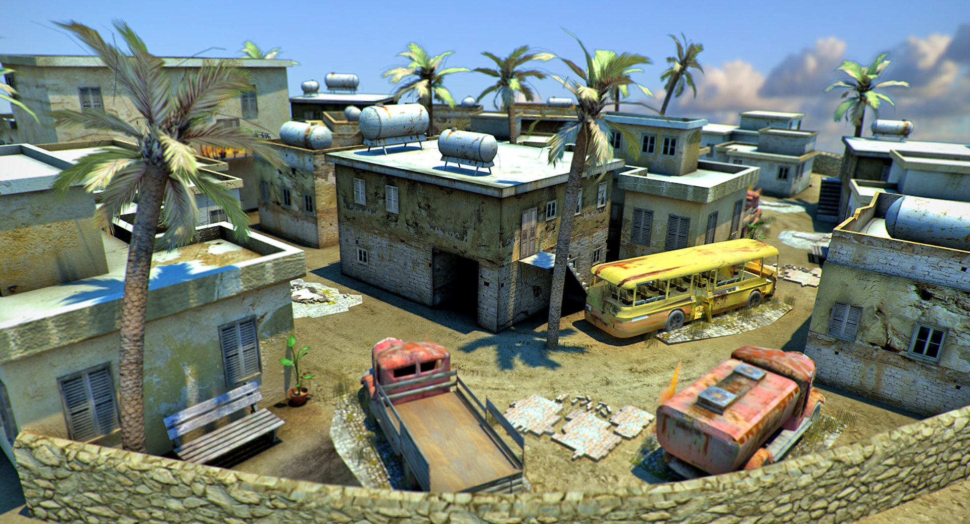 Arabic Battlefield 3D - TurboSquid 1370358