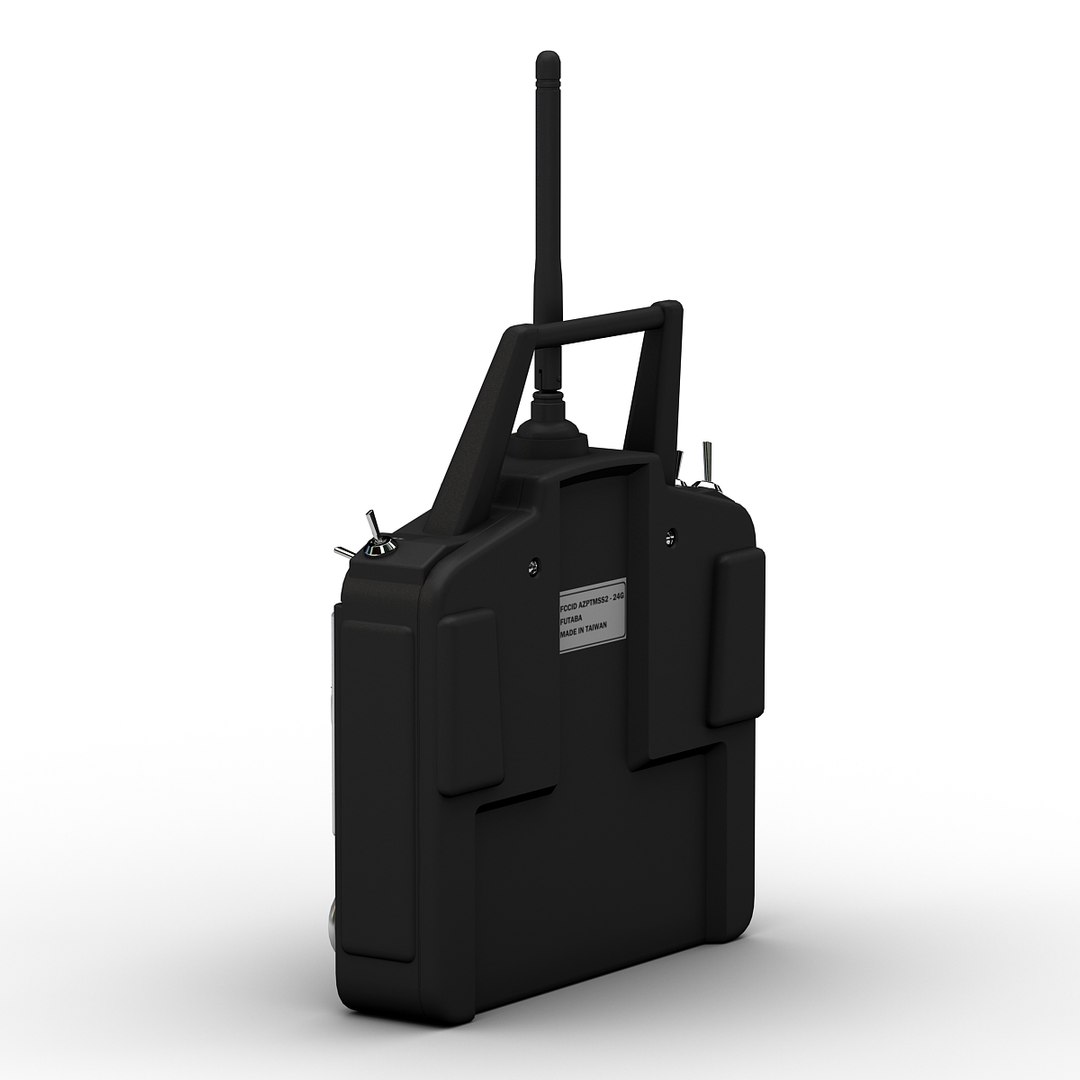 3d model of radio control transmitter futaba
