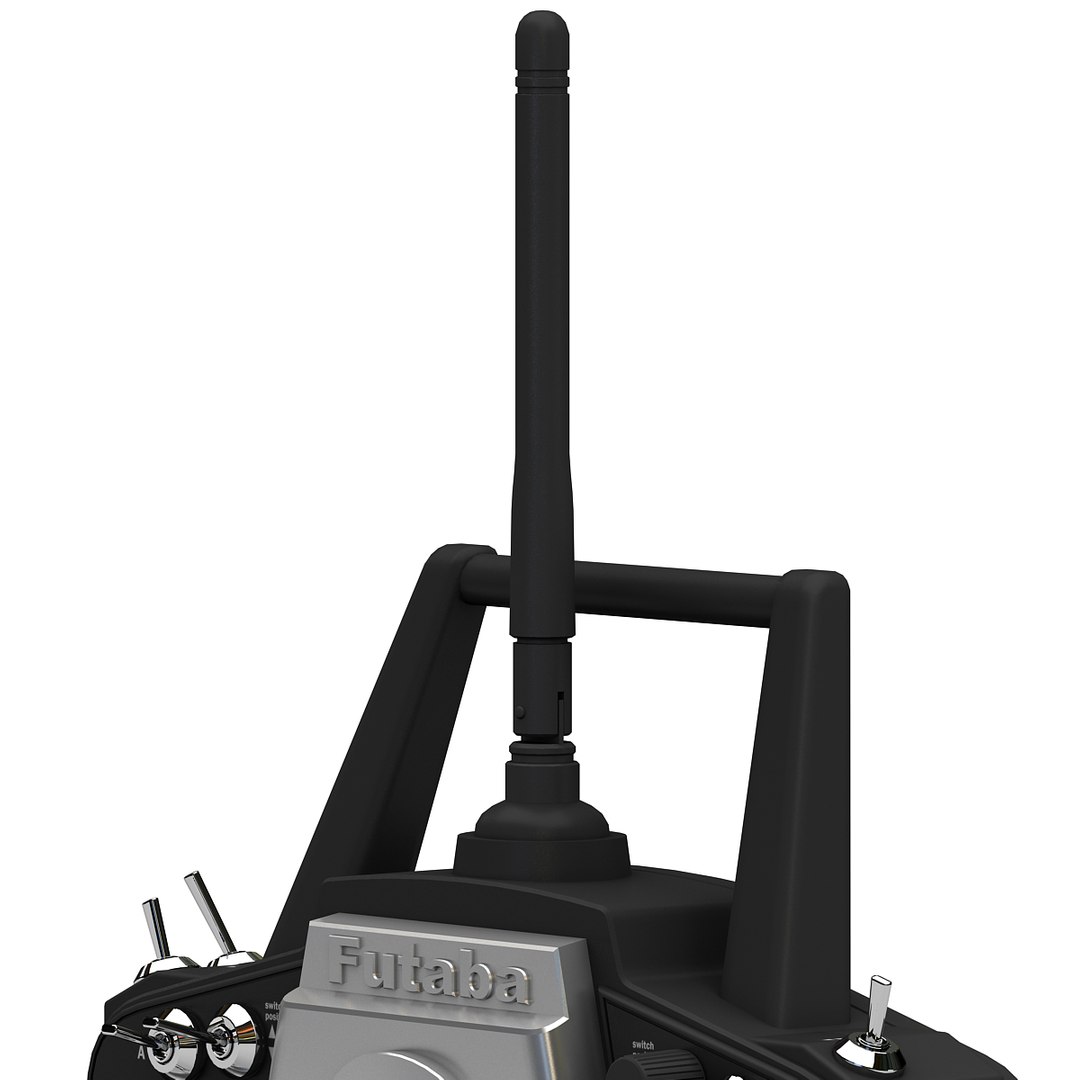 3d model of radio control transmitter futaba