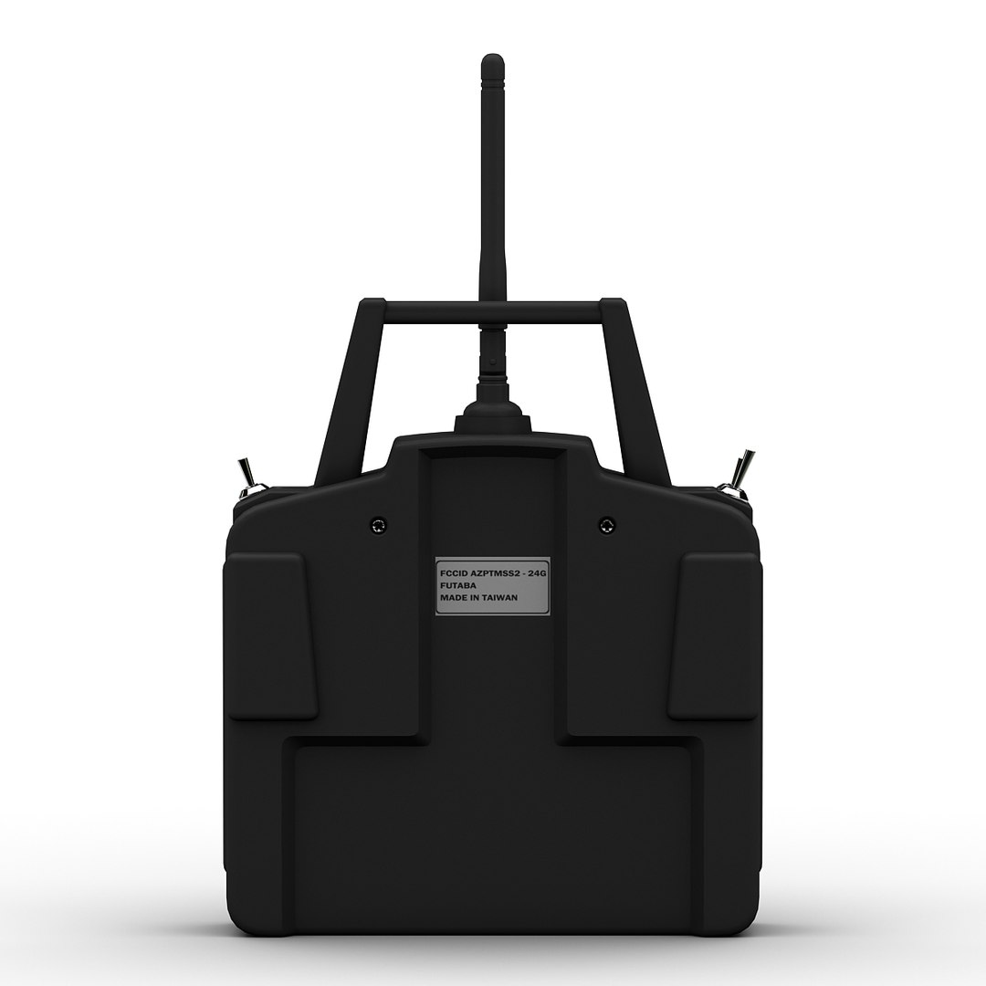 3d model of radio control transmitter futaba