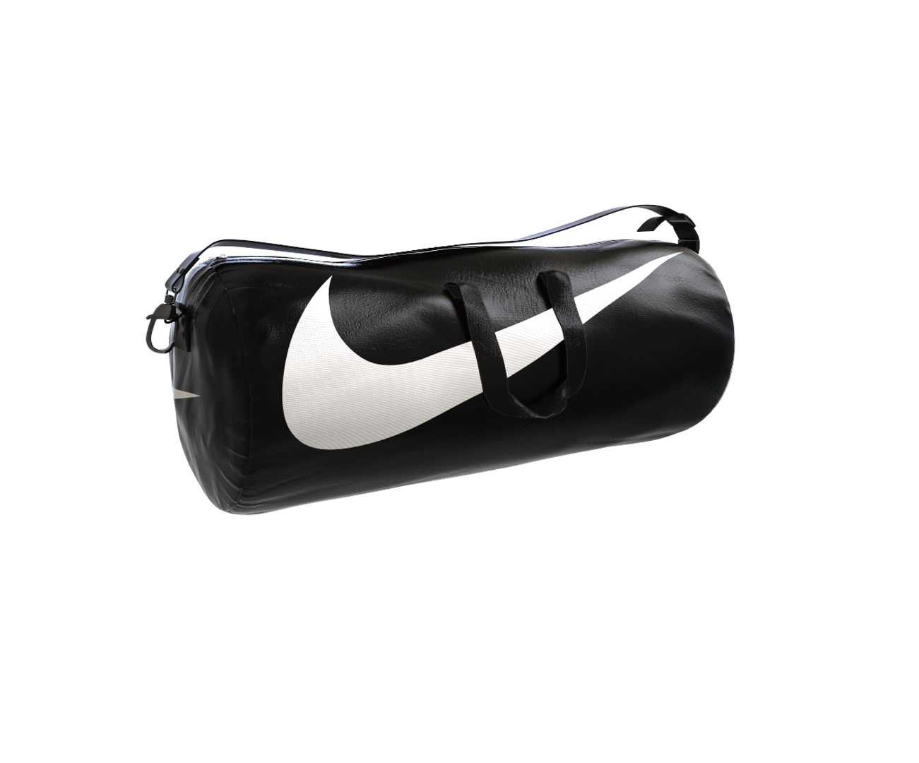 3d Black Sport Bag Model