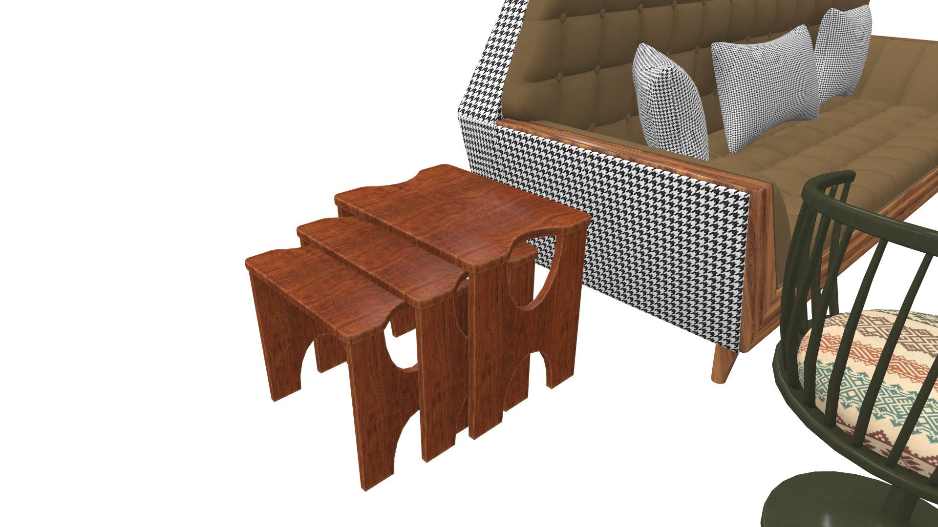 3D Sofa Set 02 - TurboSquid 2127662