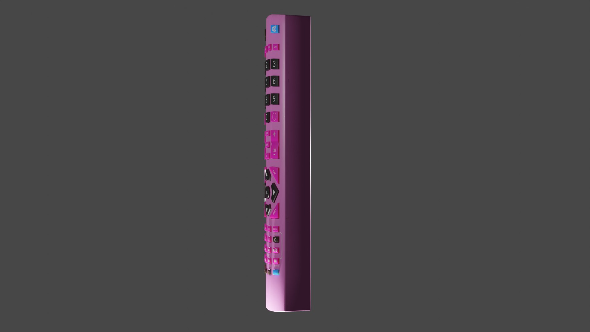 3D Model Pink TV Remote Control - TurboSquid 2277495