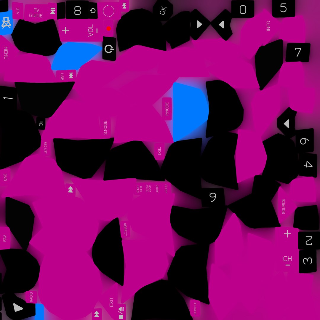 3D Model Pink TV Remote Control - TurboSquid 2277495