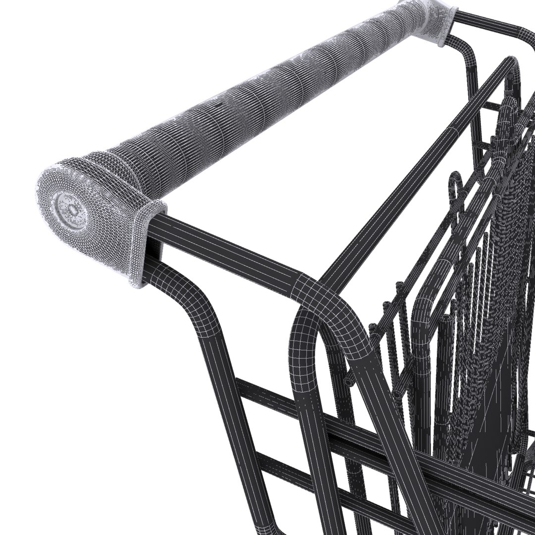 shopping cart 3d model