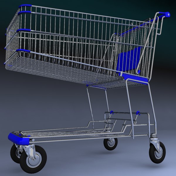 shopping cart 3d model