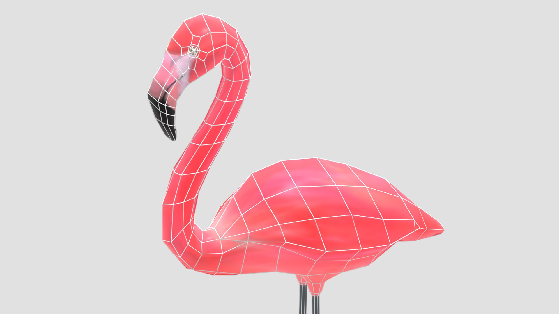 Flamingo 3D Model - TurboSquid 2000532