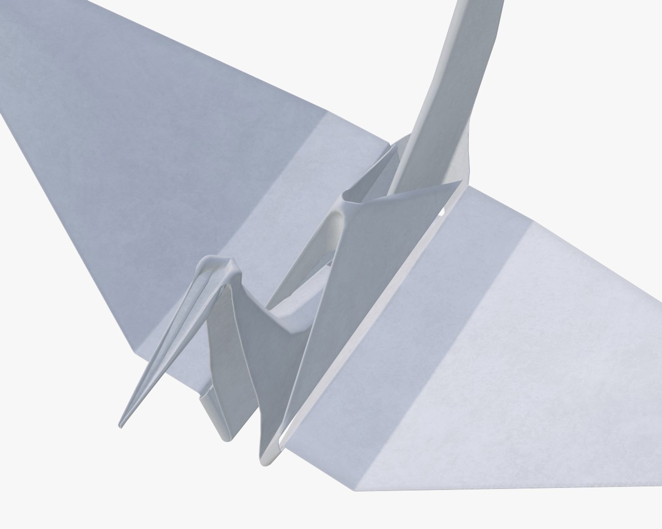Origami Crane Paper 3D Model - TurboSquid 1364001