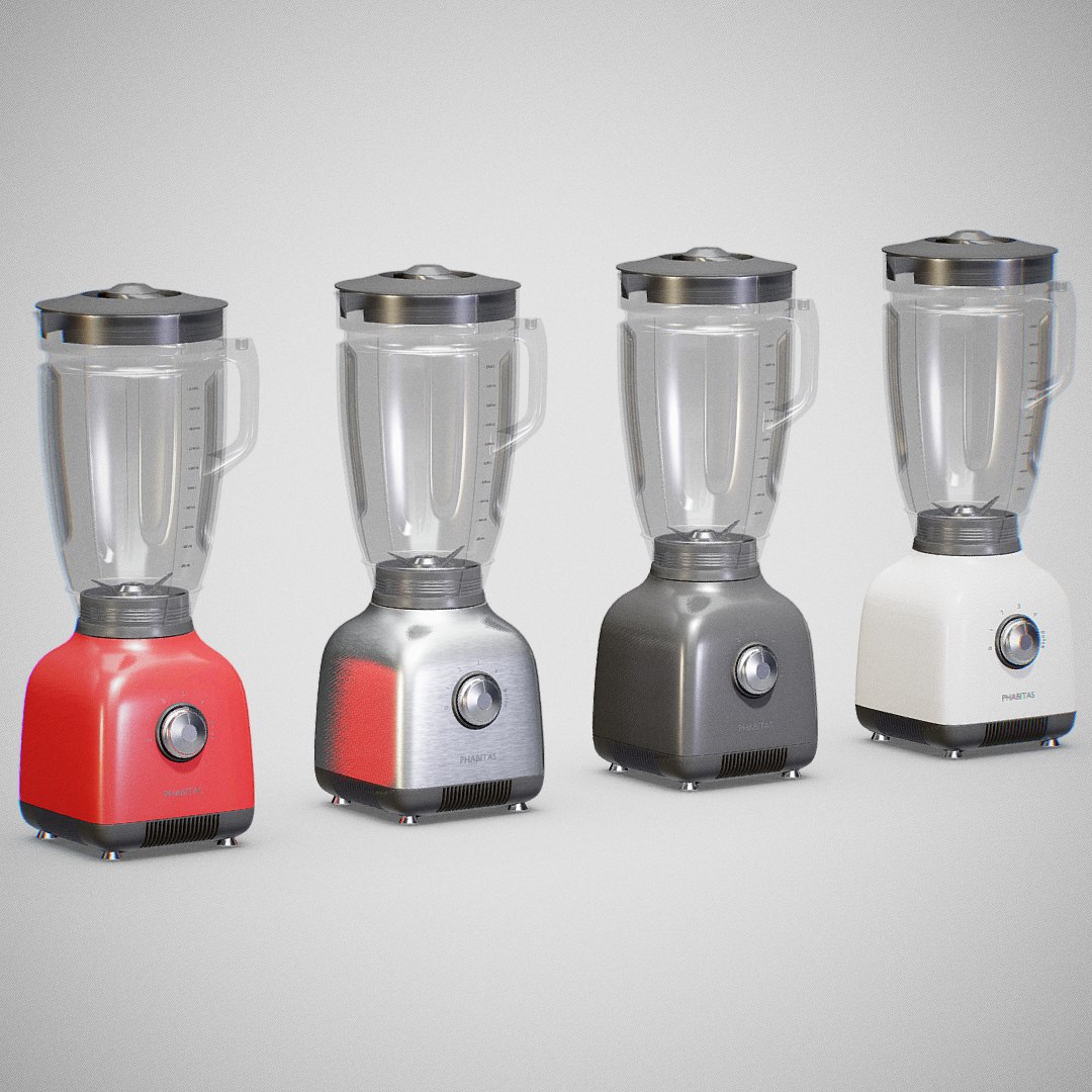 3D Blender Mixer - Pbr Model - TurboSquid 1394648