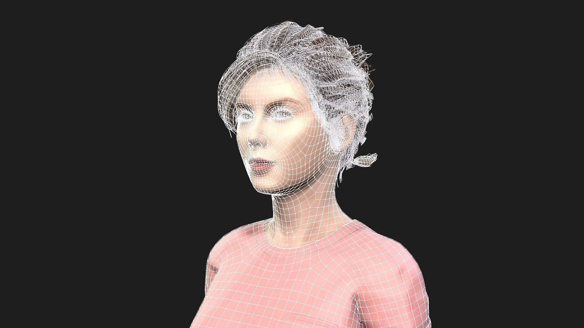 Woman With 2K Textures And Animation Ready Rigging 3D Model ...