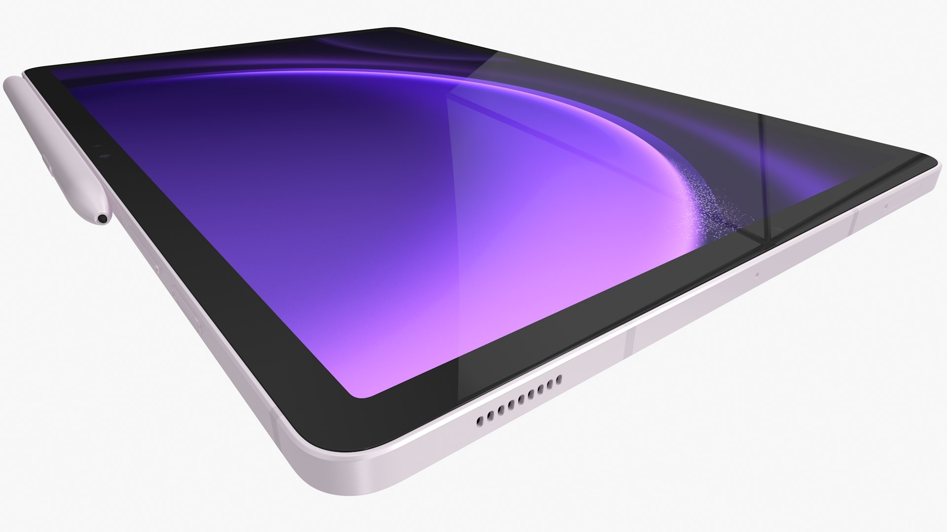 3D Samsung Galaxy Tab S9 FE Lavender Model - TurboSquid 2147416