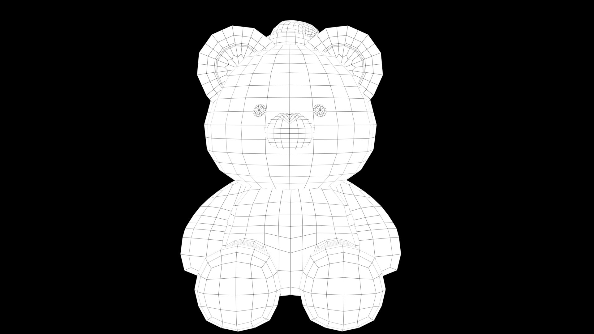 3D model Low poly - Cute Teddy Bear - TurboSquid 1993785