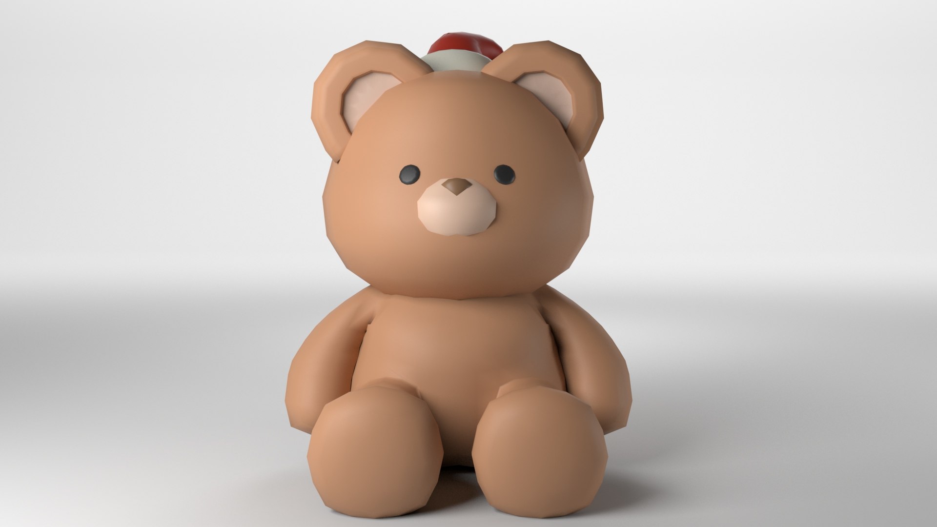 3D model Low poly - Cute Teddy Bear - TurboSquid 1993785