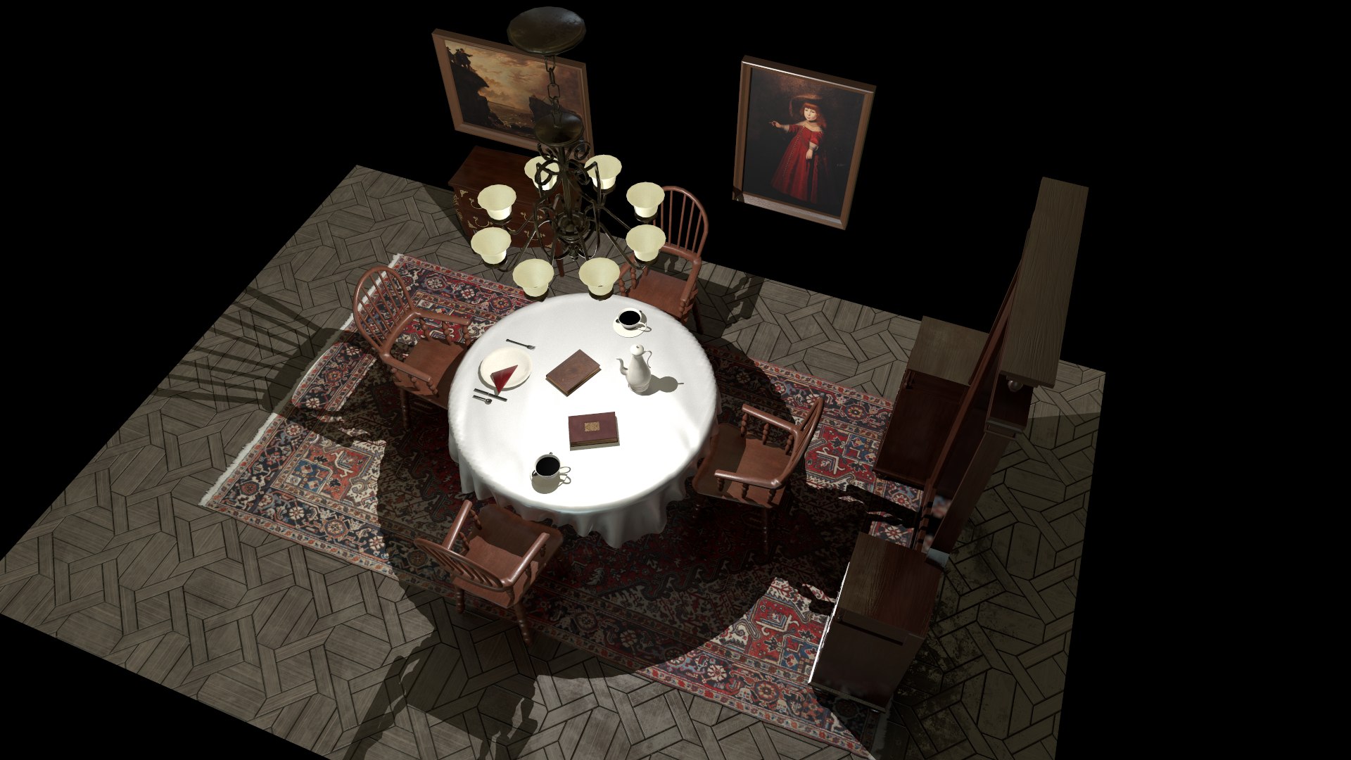 Dining Room Asset Package 3D - TurboSquid 2099411