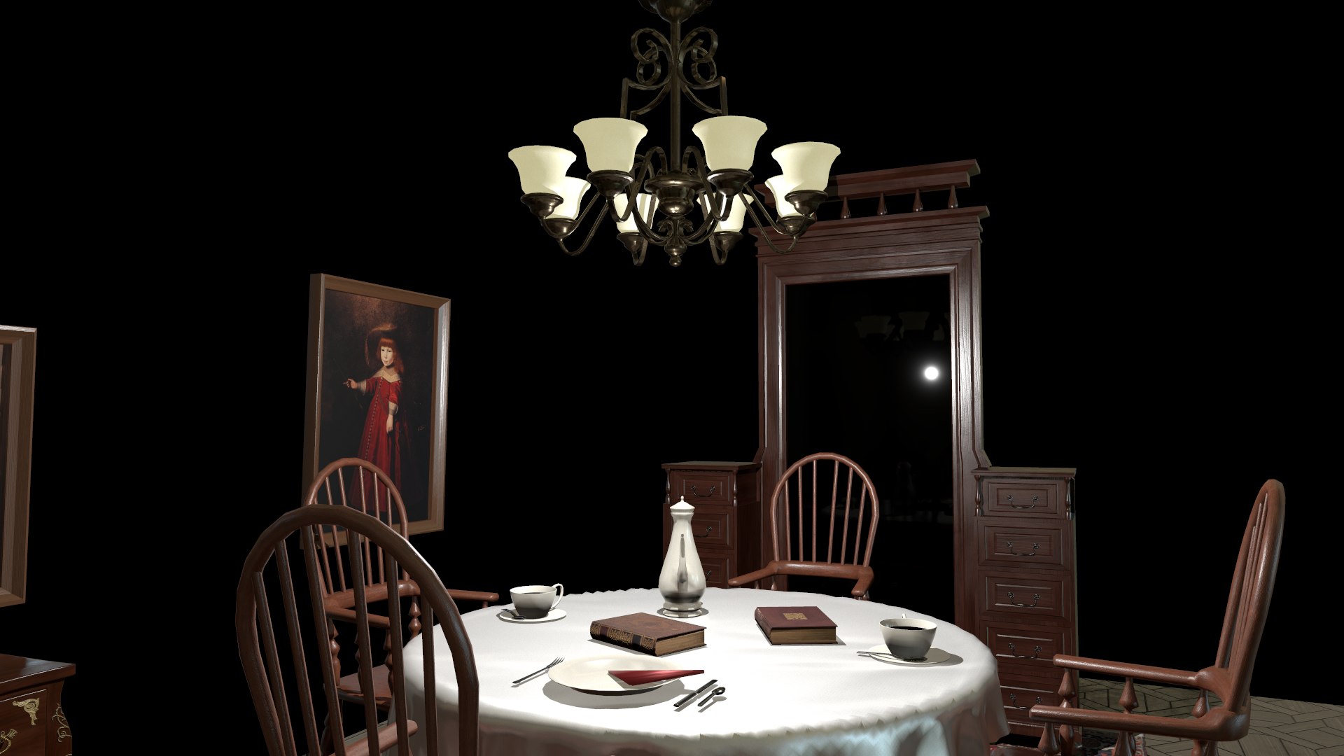 Dining Room Asset Package 3D - TurboSquid 2099411