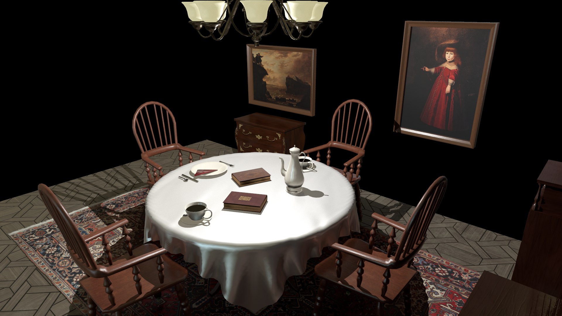 Dining Room Asset Package 3D - TurboSquid 2099411