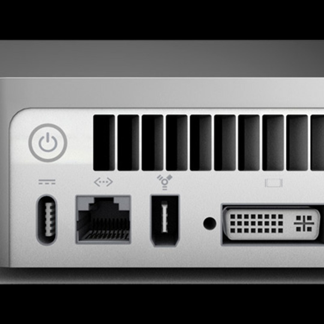 Apple Mac Mini 3d Dxf