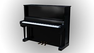 Download 3D Upright Piano Blender Models - TurboSquid