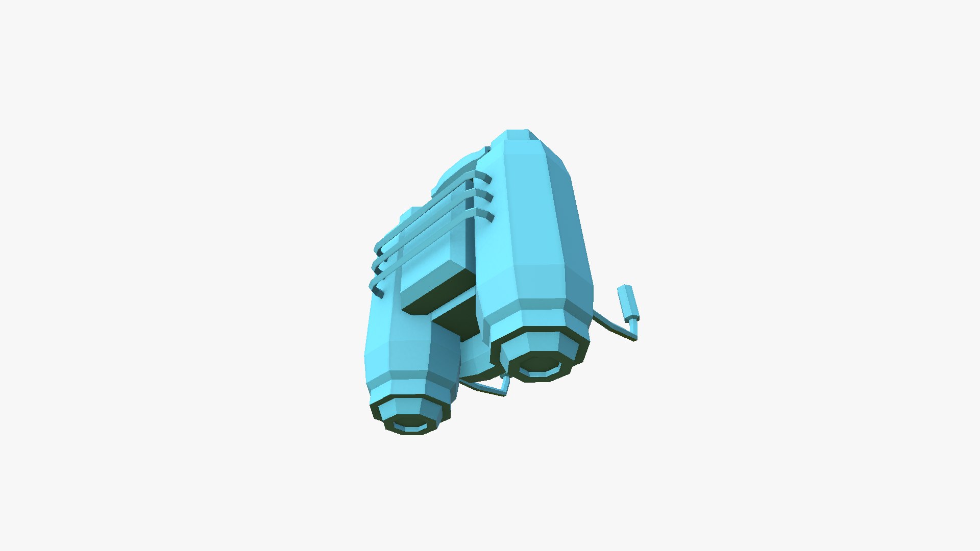 3D Model 05 Jetpacks Low Poly D Collection - SciFi Character Design ...
