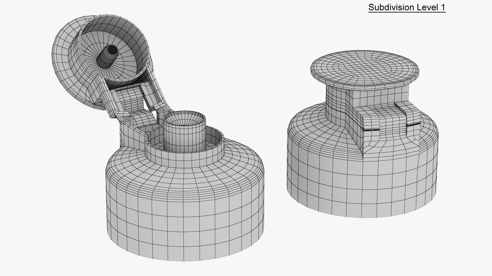 3D Model Flip Top Cap 02 - TurboSquid 1909926