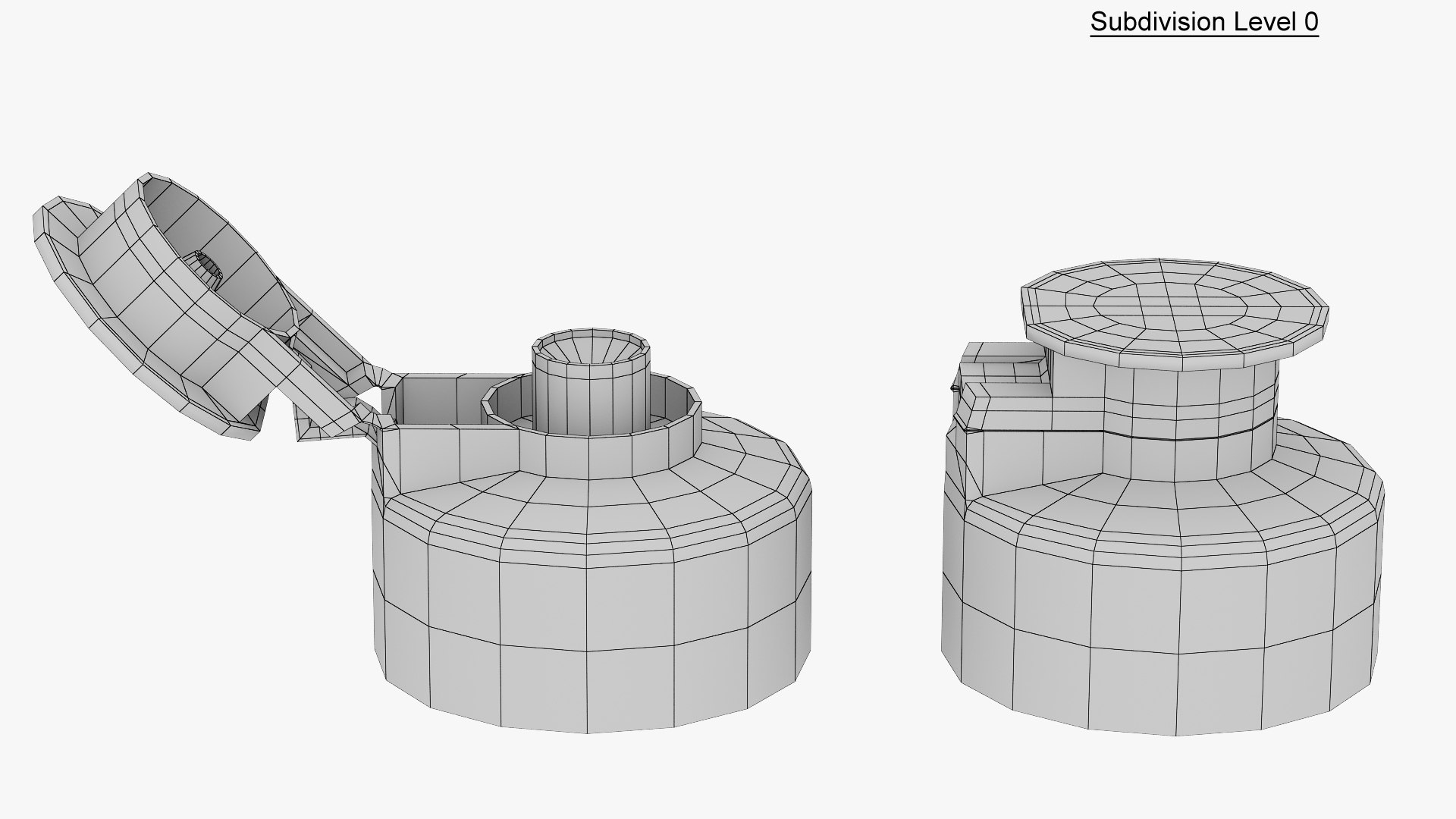 3D Model Flip Top Cap 02 - TurboSquid 1909926