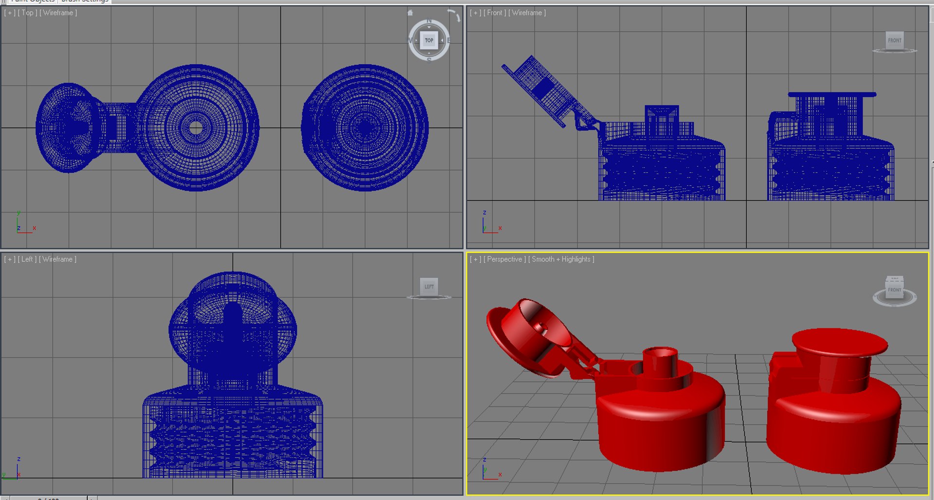 3D Model Flip Top Cap 02 - TurboSquid 1909926