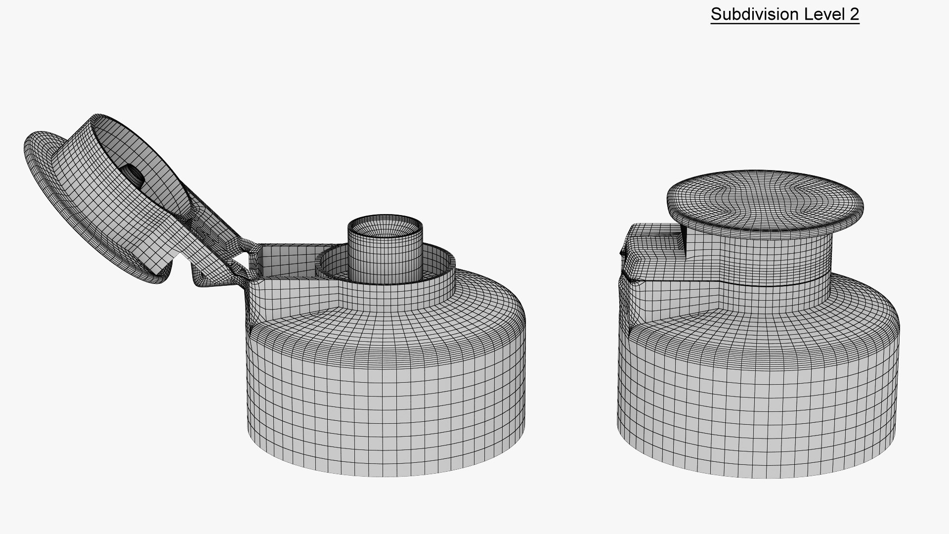 3D Model Flip Top Cap 02 - TurboSquid 1909926