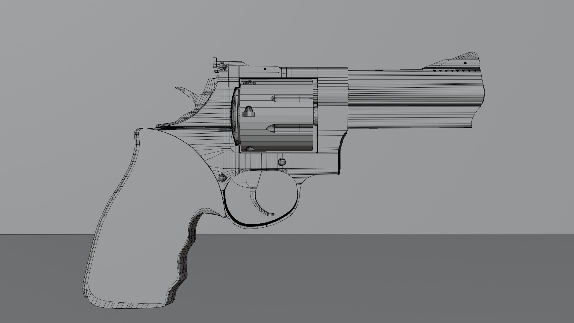 3D Taurus Revolver - TurboSquid 2193295