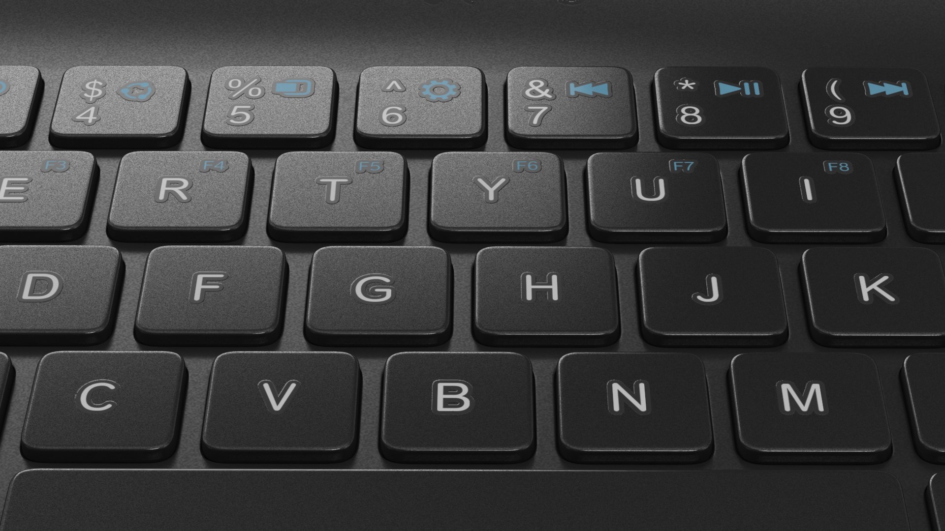 3D Logitech Wireless Compact Keyboard - TurboSquid 2382846