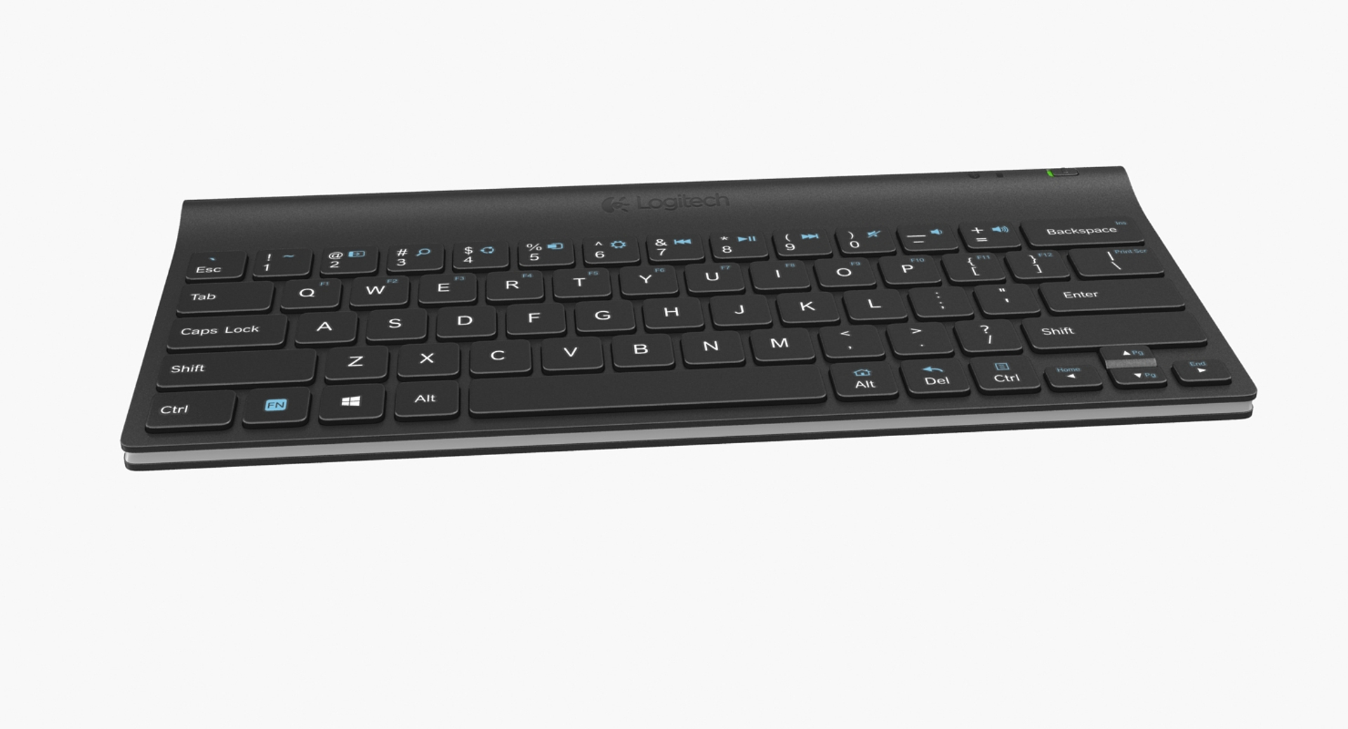 3D Logitech Wireless Compact Keyboard - TurboSquid 2382846