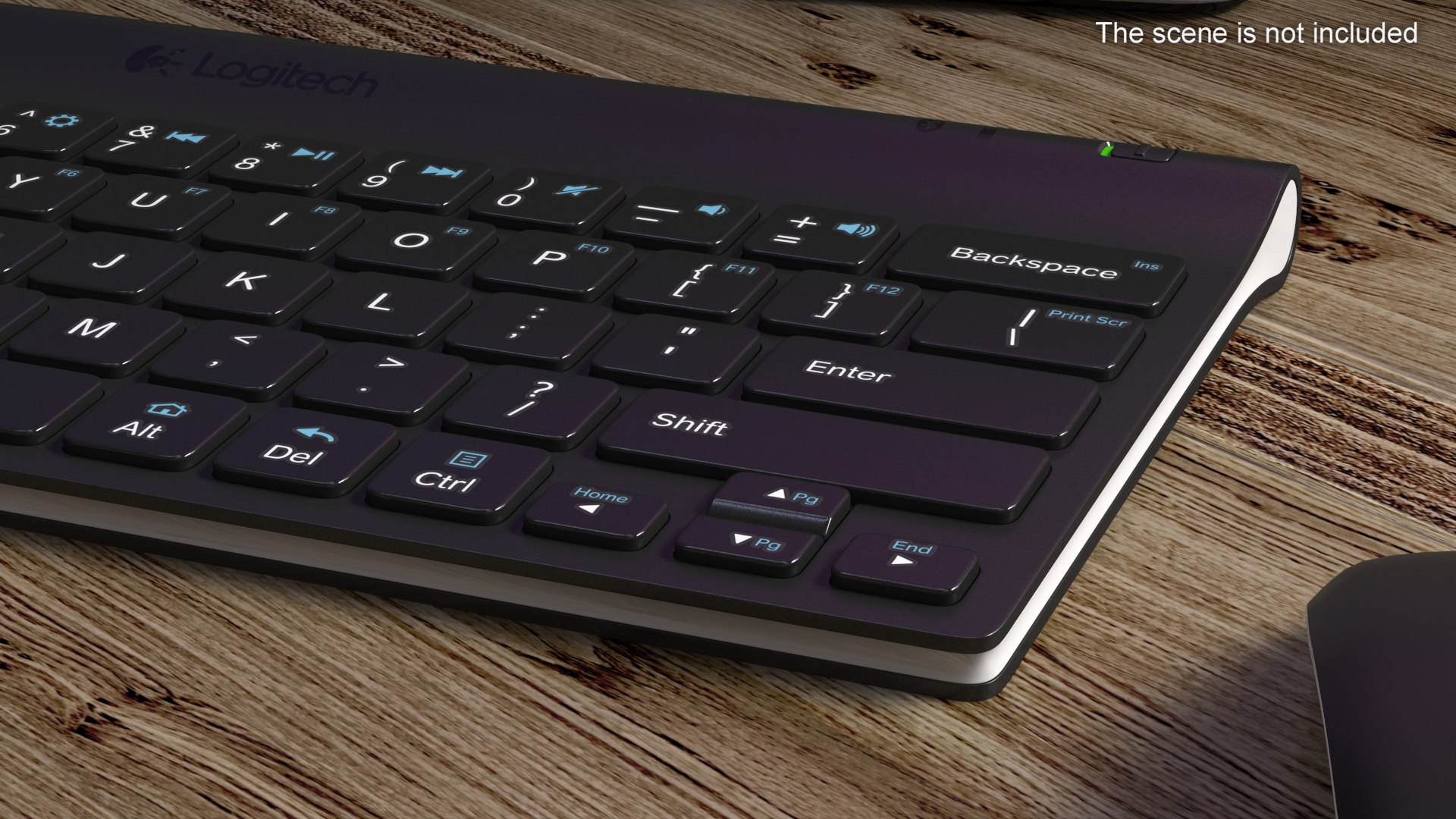 3D Logitech Wireless Compact Keyboard - TurboSquid 2382846