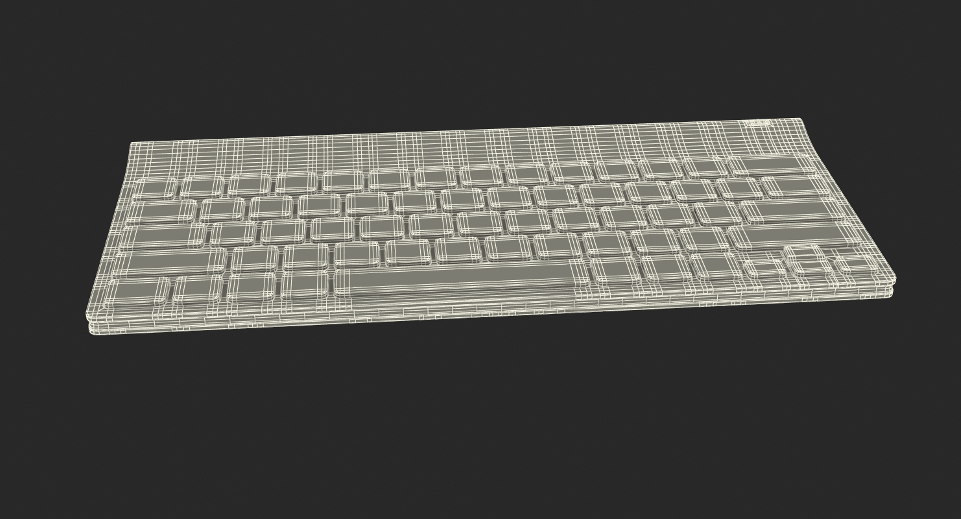 3D Logitech Wireless Compact Keyboard - TurboSquid 2382846