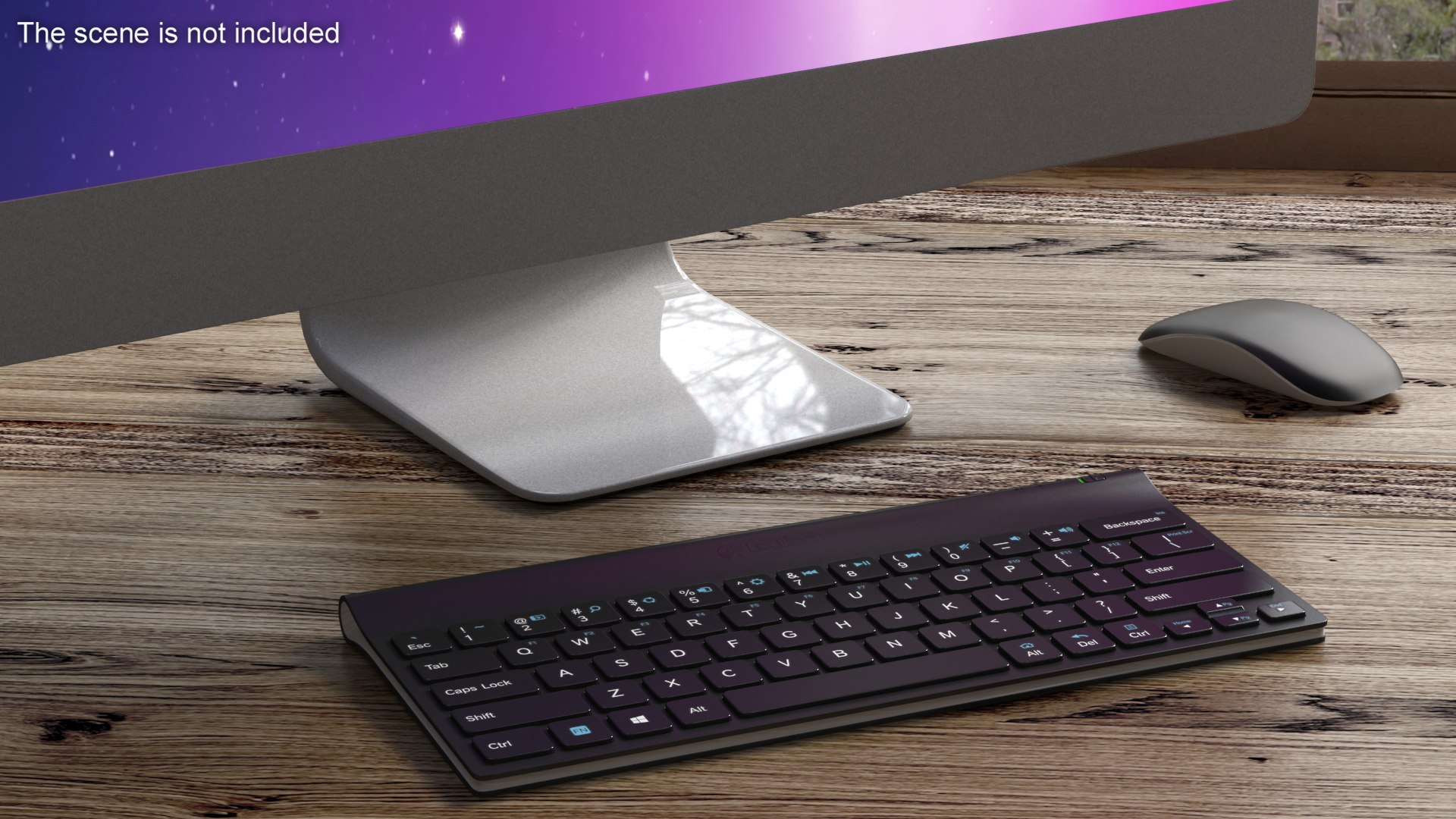 3D Logitech Wireless Compact Keyboard - TurboSquid 2382846