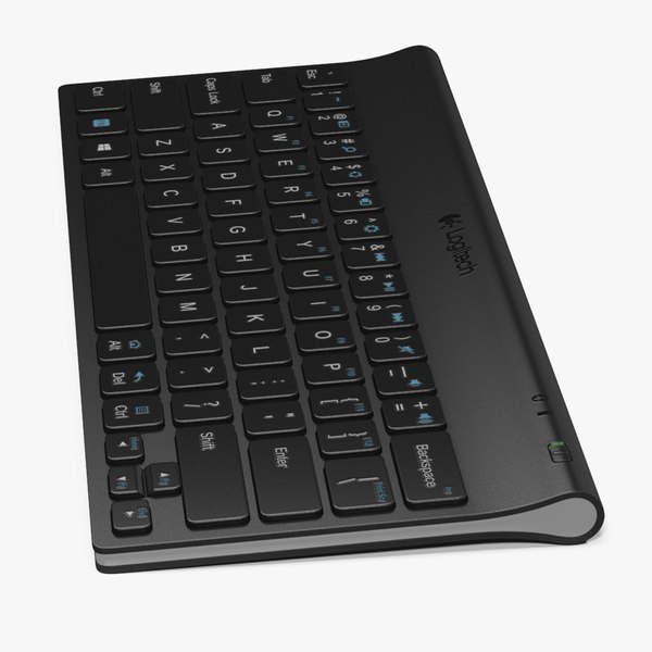 로지텍 무선 컴팩트 키보드 3D 모델 - TurboSquid 2382846