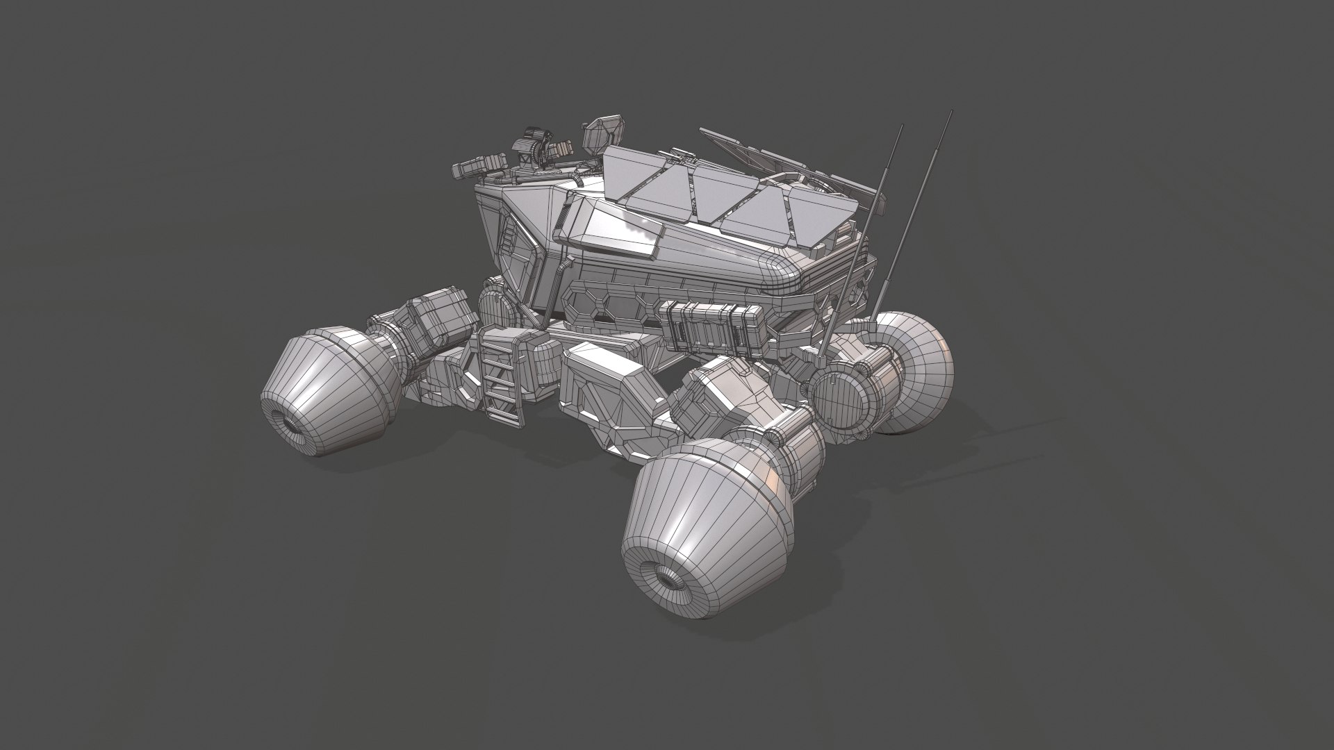 Sci-fi Rover 3D Model - TurboSquid 1660509