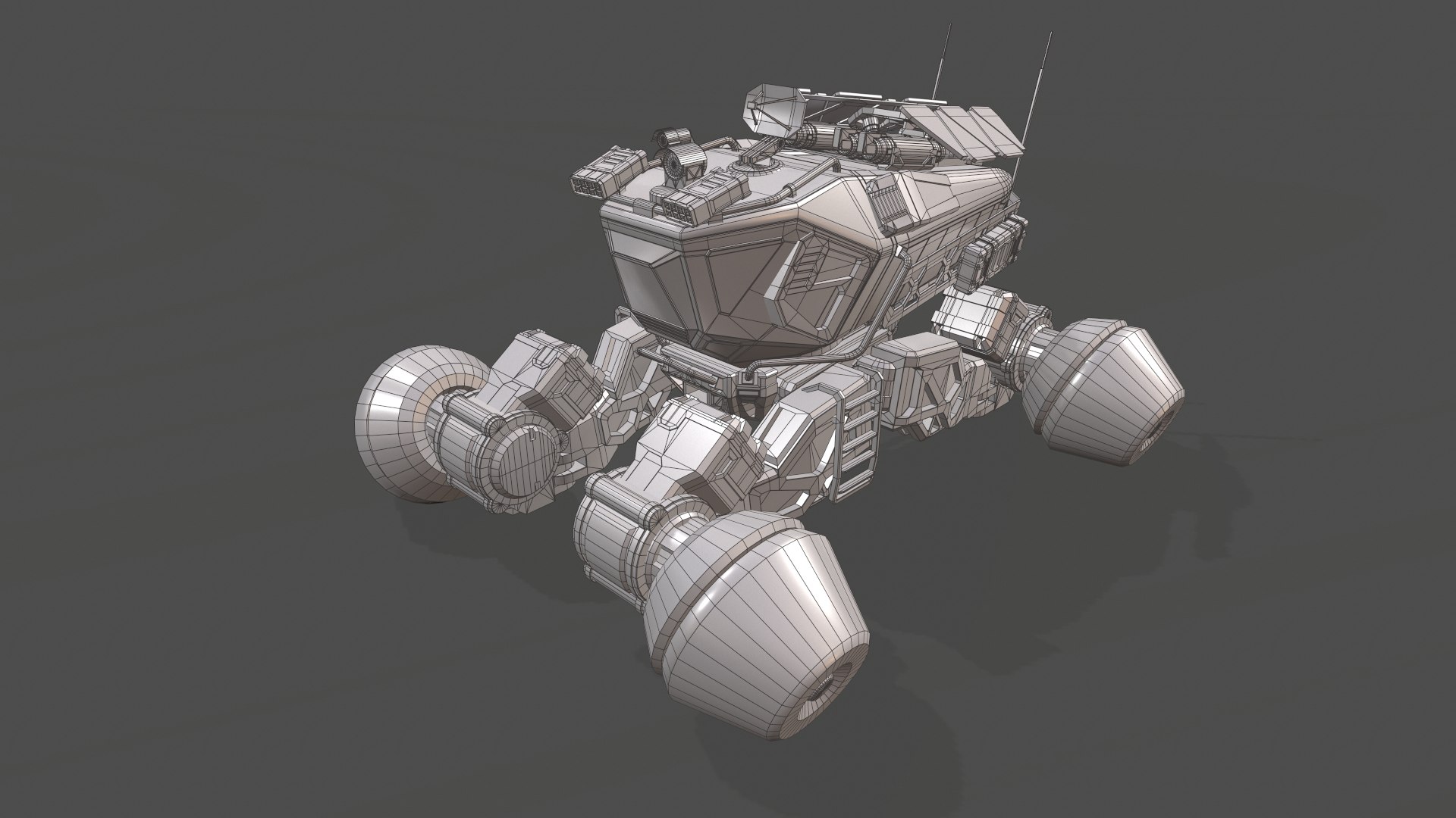 Sci-fi Rover 3D Model - TurboSquid 1660509
