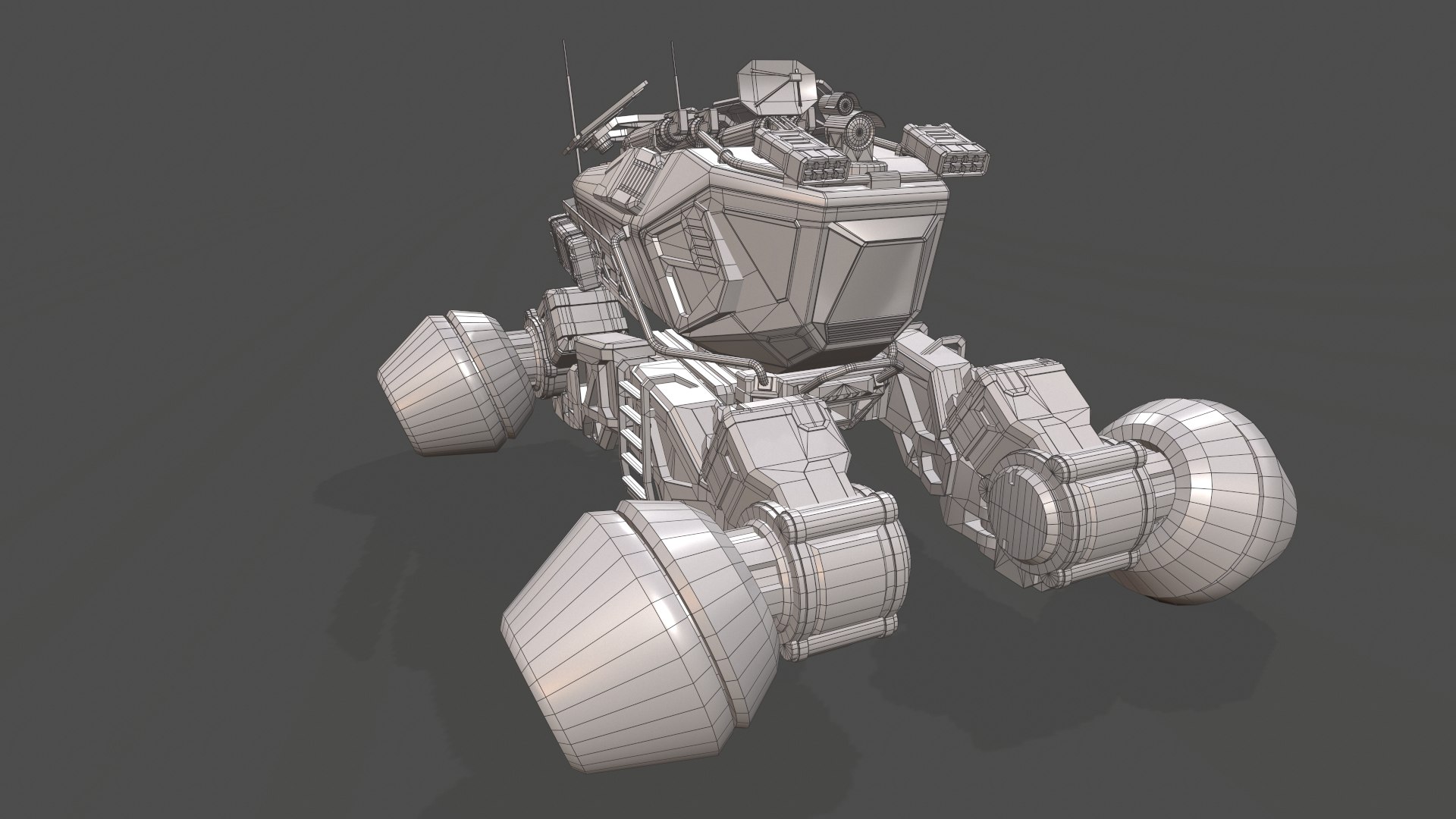 Sci-fi Rover 3D Model - TurboSquid 1660509