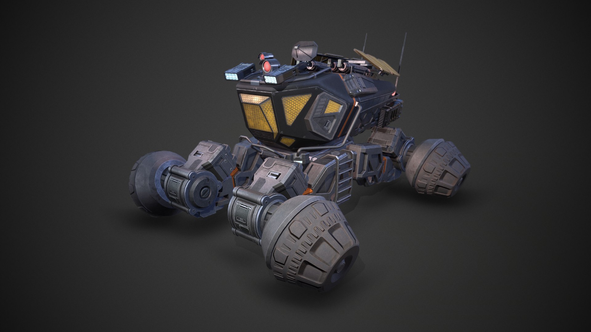Sci-fi Rover 3D Model - TurboSquid 1660509