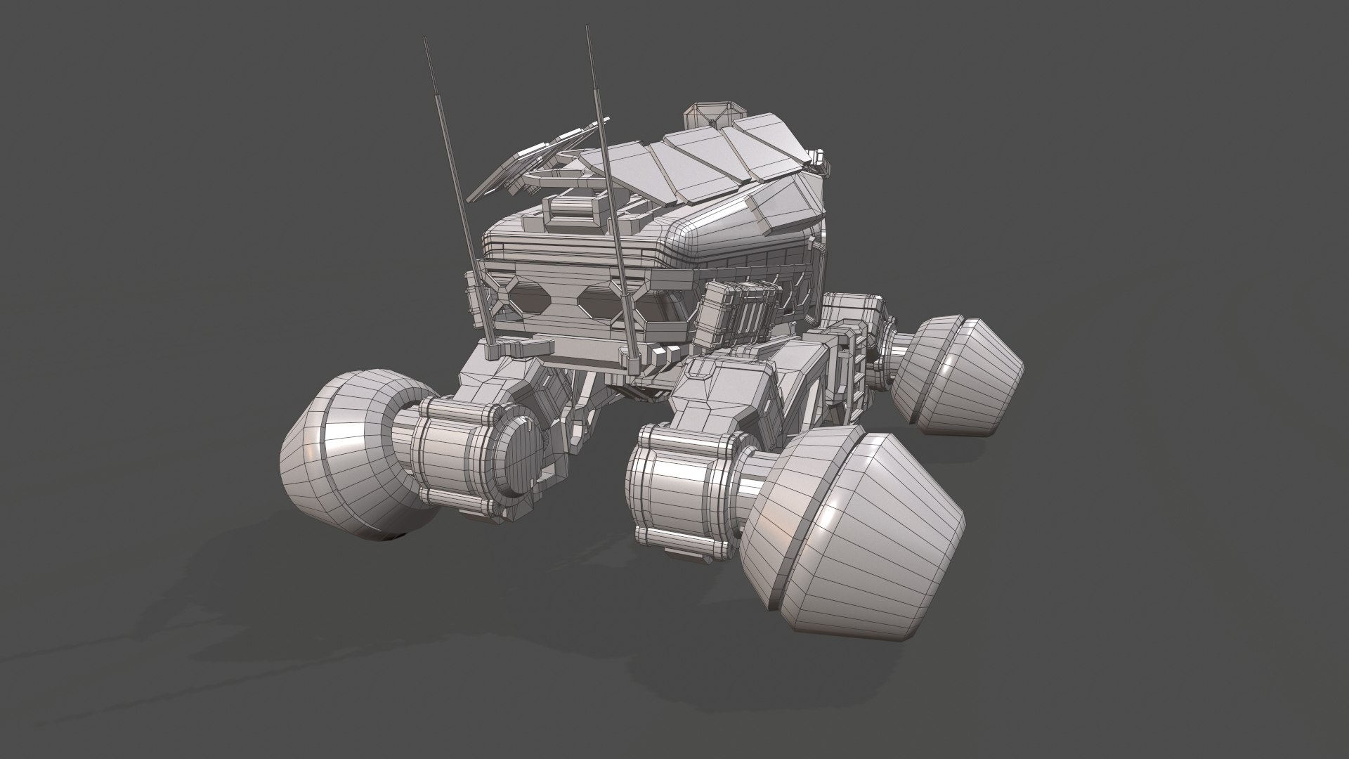 Sci-fi Rover 3D Model - TurboSquid 1660509