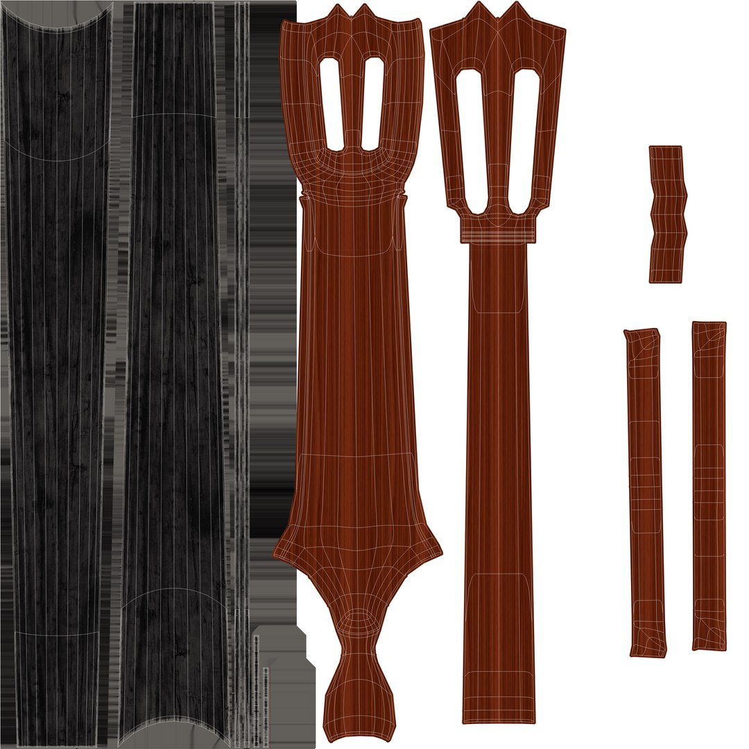 3D Classical Guitar Model - TurboSquid 1423330