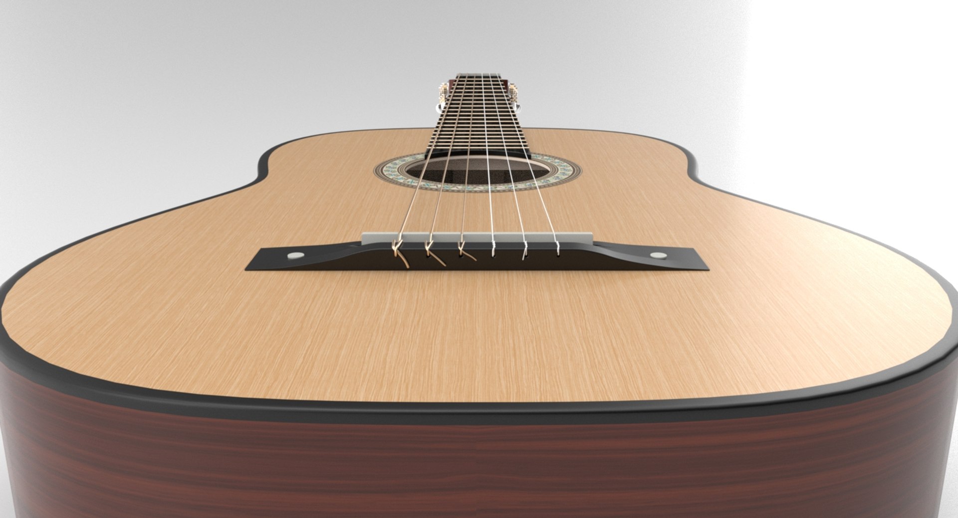 3D Classical Guitar Model - TurboSquid 1423330