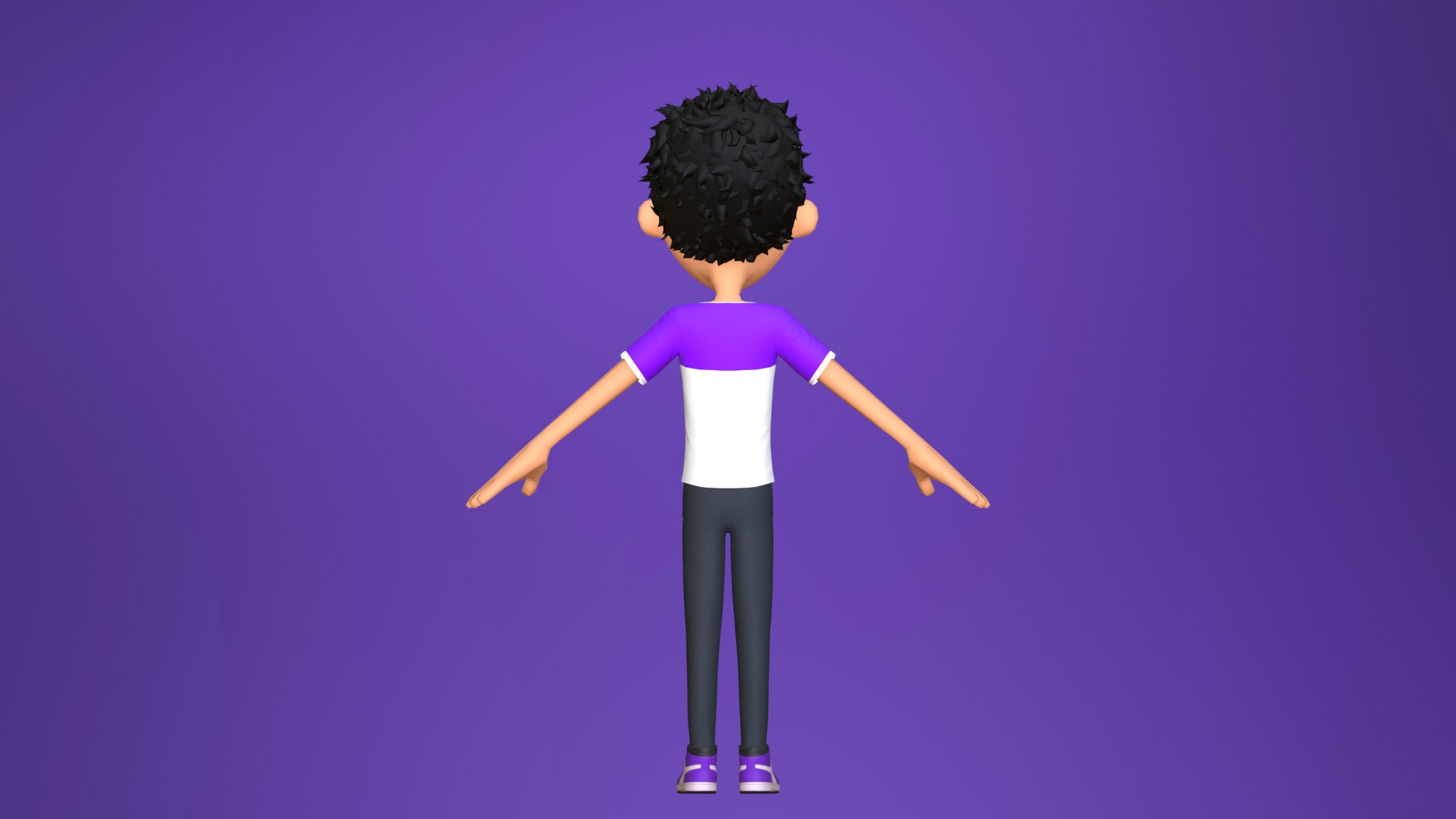 William Cartoon Boy Character 3D model - TurboSquid 1855936