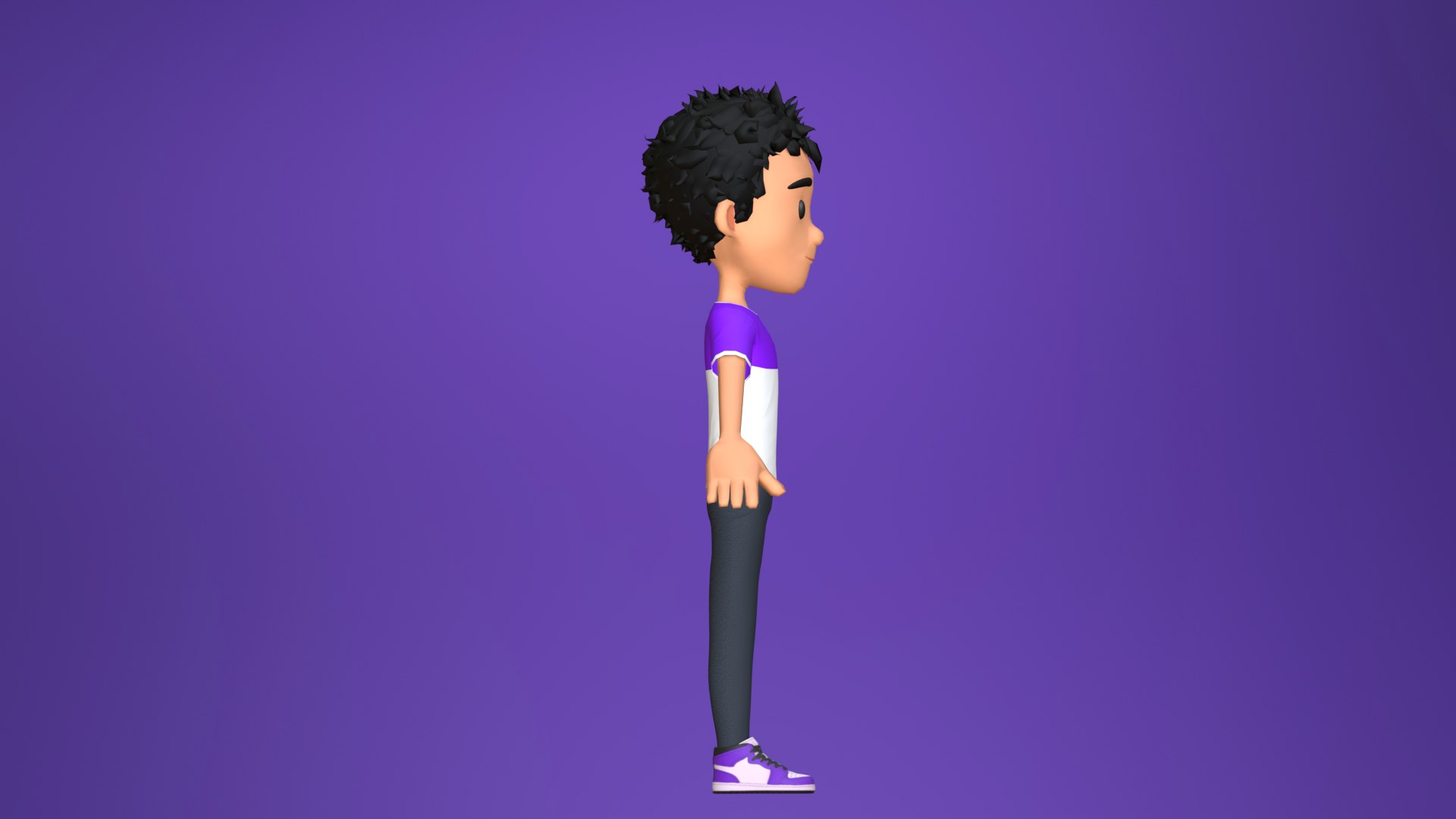 William Cartoon Boy Character 3D model - TurboSquid 1855936