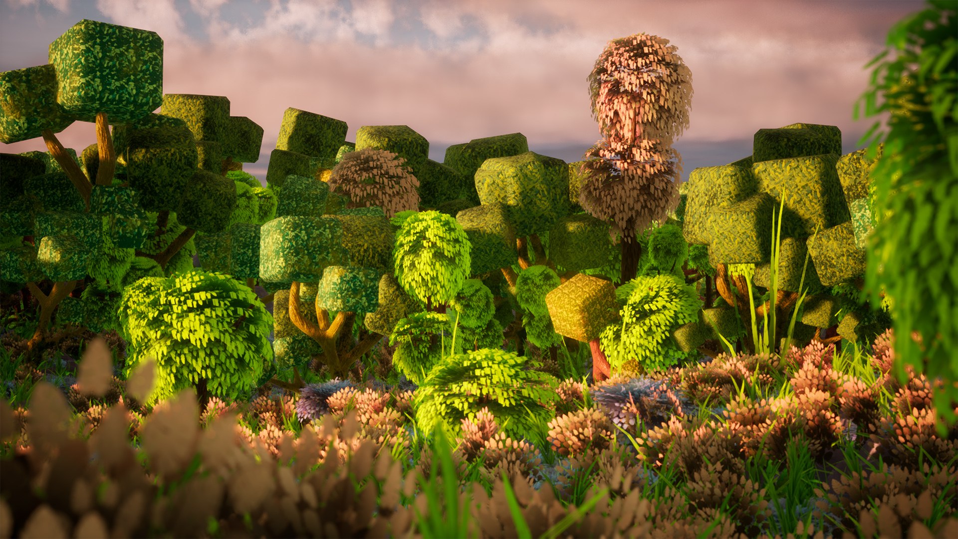 Stylized Nature Pack 140 Variations Model - TurboSquid 2109594