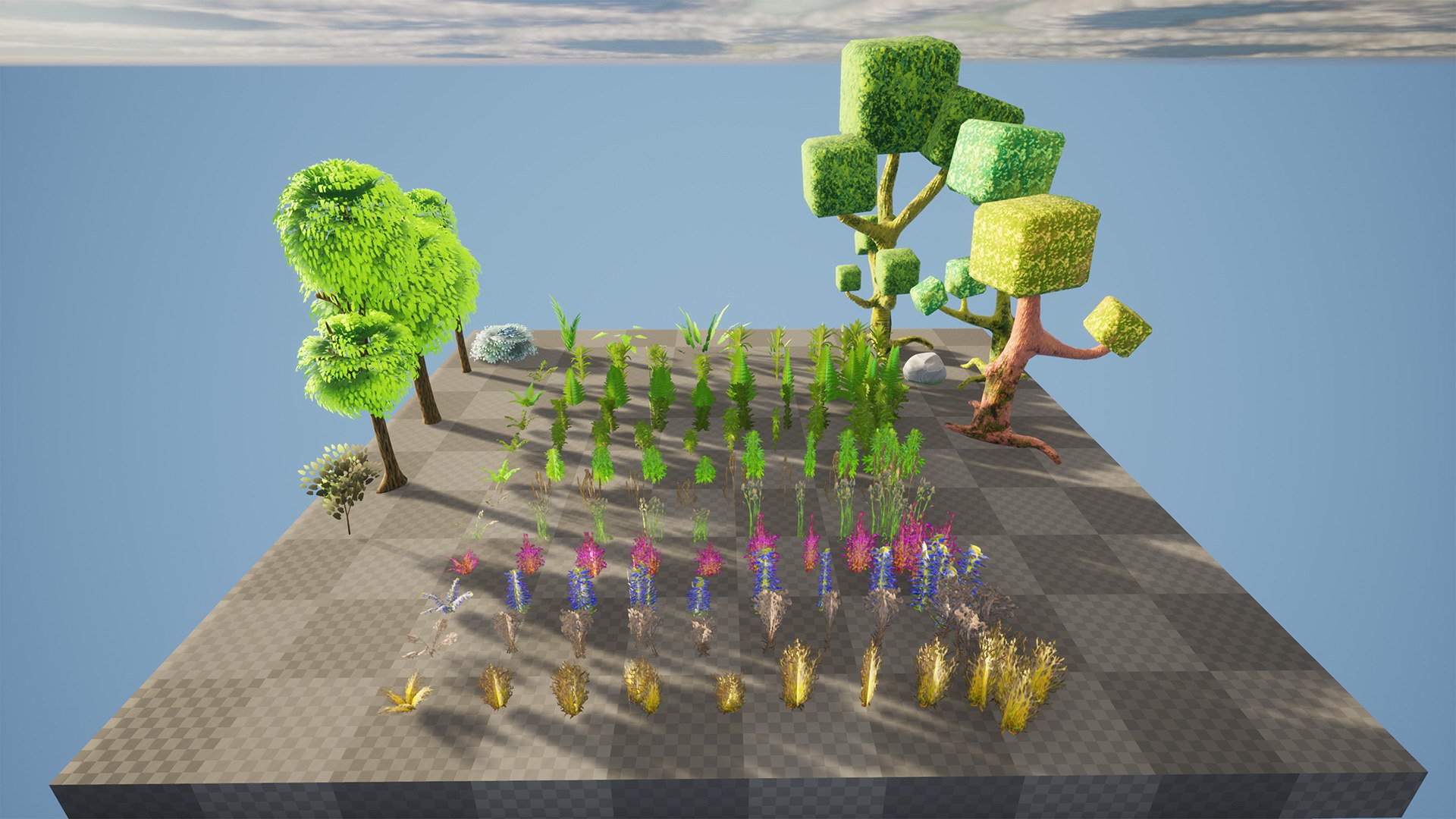 Stylized Nature Pack 140 Variations Model - TurboSquid 2109594