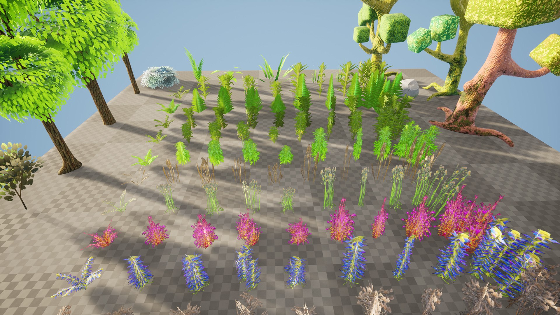 Stylized Nature Pack 140 Variations Model - TurboSquid 2109594